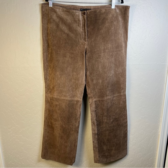 Parallel | Pants & Jumpsuits | Parallel Brown Leather Pants | Poshmark